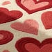 Hand-tufted Wool Heart Rug: Red & Pink Love Carpet - Etsy