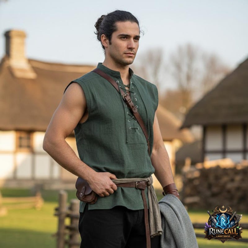 Medieval Sleeveless Men - Etsy