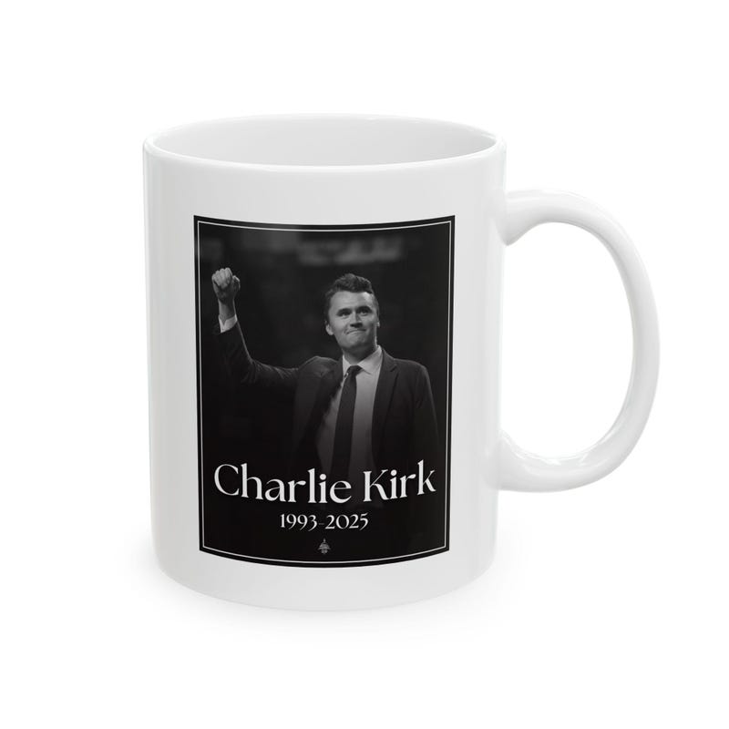 Charlie Kirk Coffee Mug - Etsy