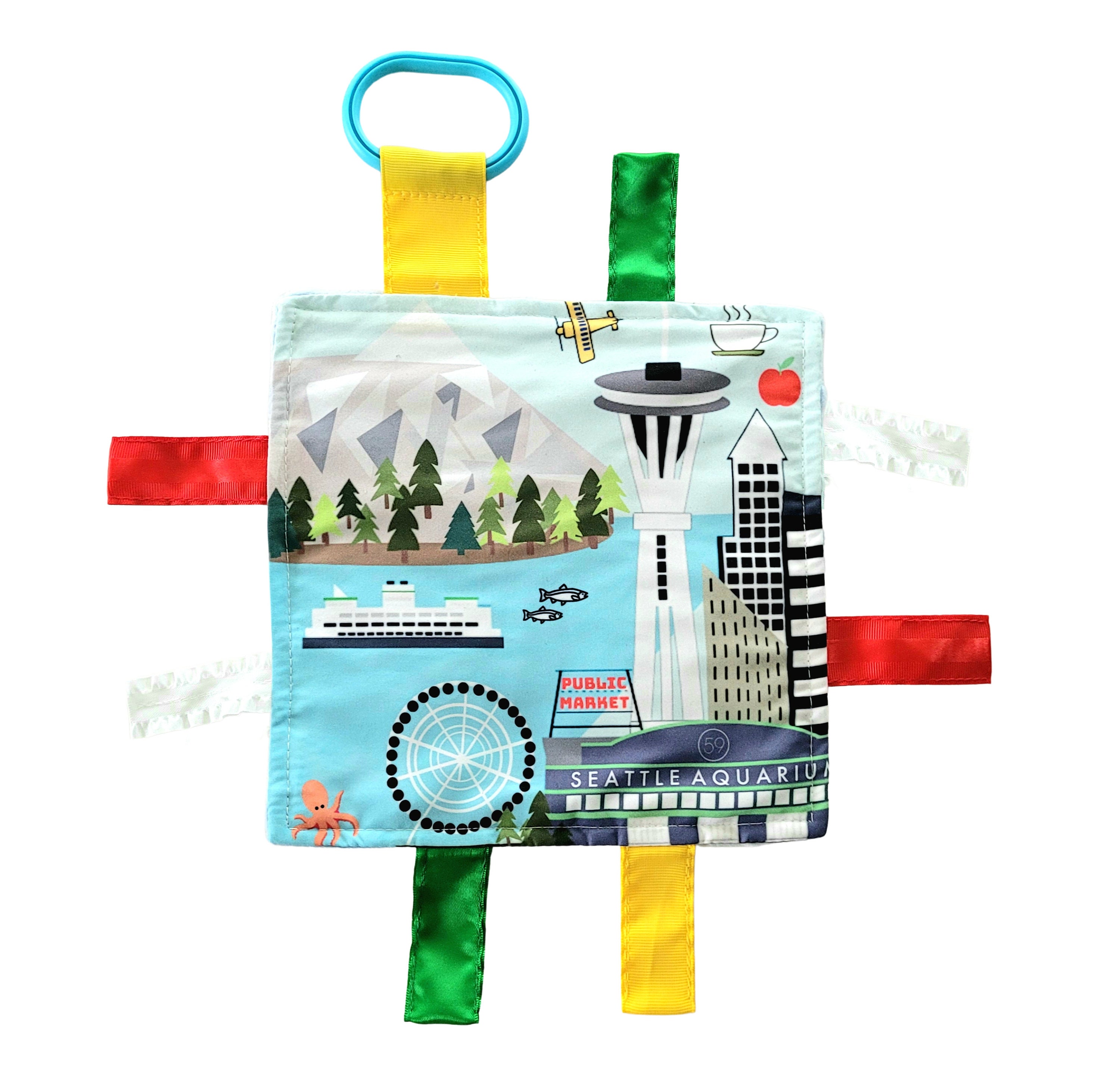 Seattle Washington Space Needle City Stroller Toy Square With Tags ...