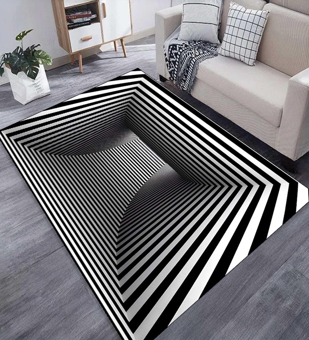 Optical Illusion Area Rugs