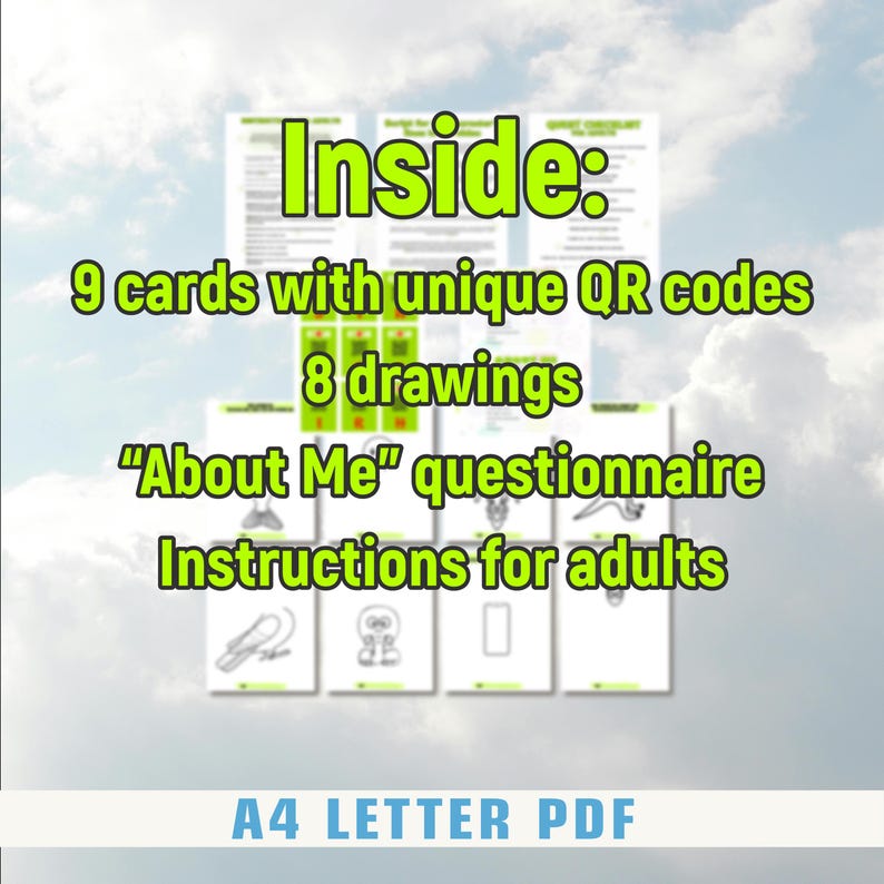 Kids Quest Game With QR Codes – Printable Adventure Puzzle | Fun ...