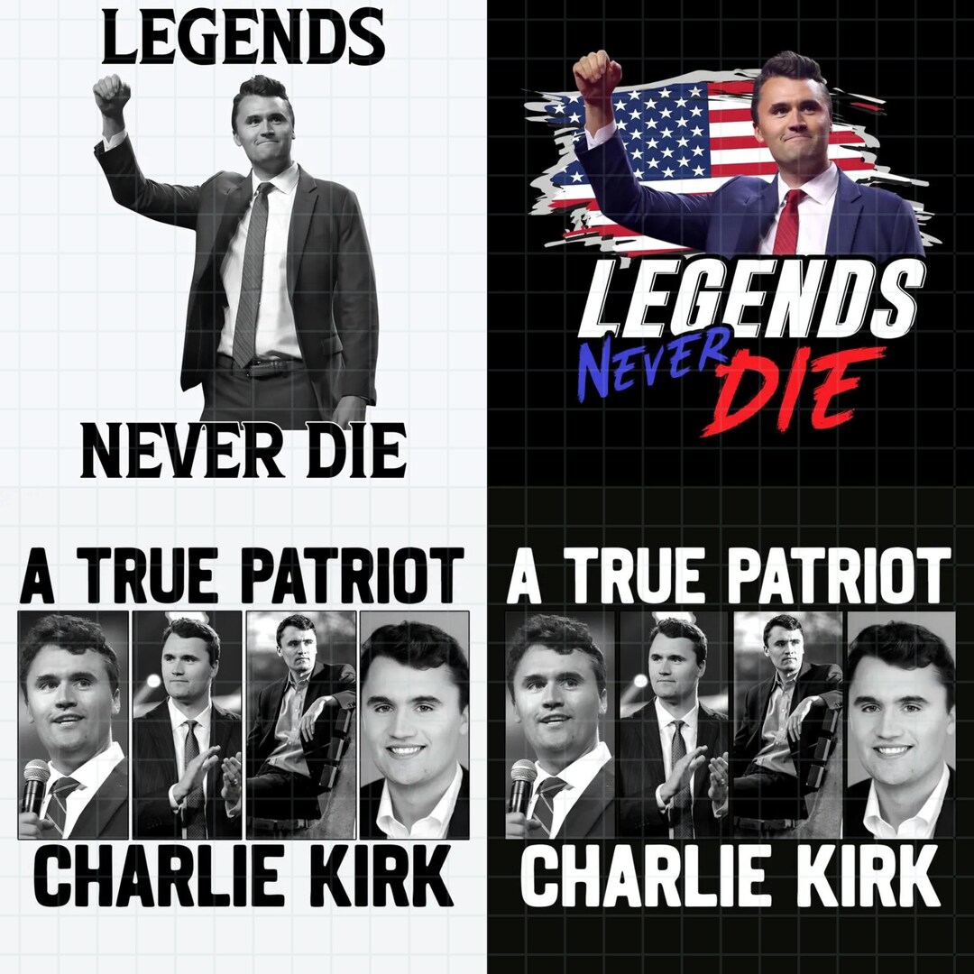 Charlie Kirk Digital Sticker Pack: Patriot Pride PNG (digital Download ...