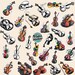 Violin Digital Sticker | Music Sticker for Digital Planner, Scrapbook ...