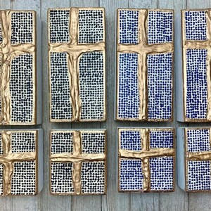 Decoupage Cross Art- 4x4 Block - Etsy
