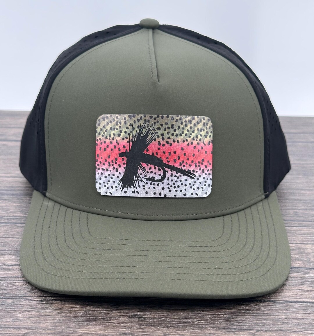 Fly Fishing Rainbow Trout Hat - Etsy