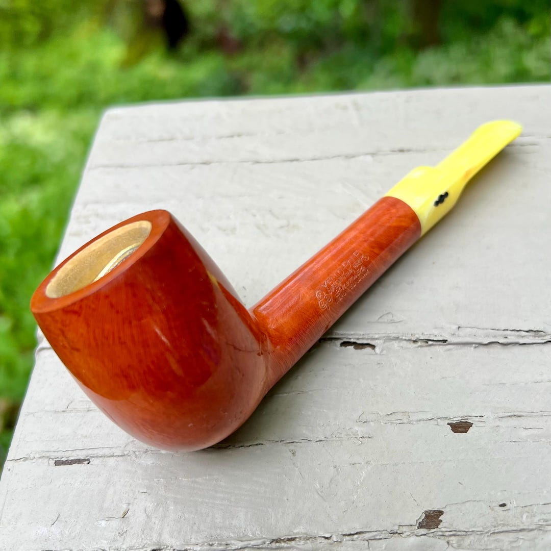 NOS Unsmoked Rare 1930s-1940s KBB Yello-bole Premier Briar Estate Pipe ...