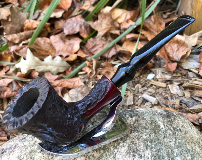 Unmarked Israel Briar Estate Pipe Sitter Restored - Etsy