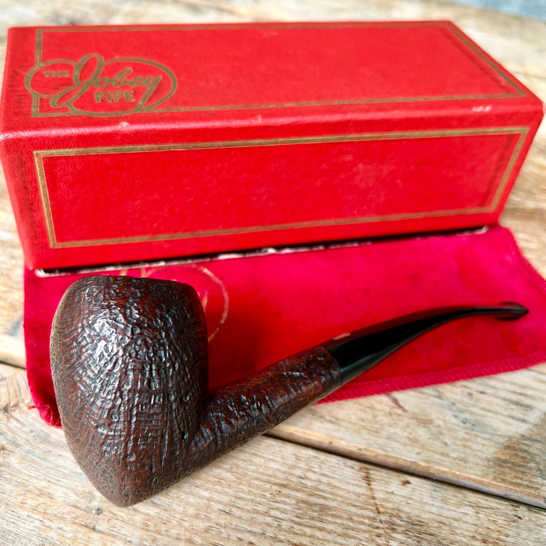 Jobey Shellmoor Sandblasted Acorn(355) Briar Estate Pipe Very Light Use ...
