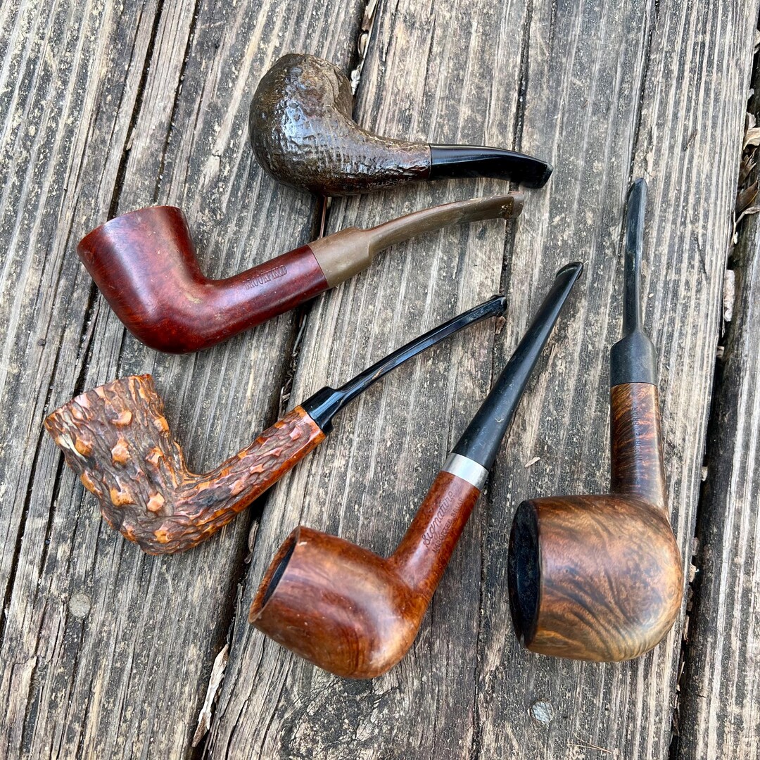 Lot of 5 Estate Pipes for Restoration - Lloyd’s, Brookfield, Yello-bole ...