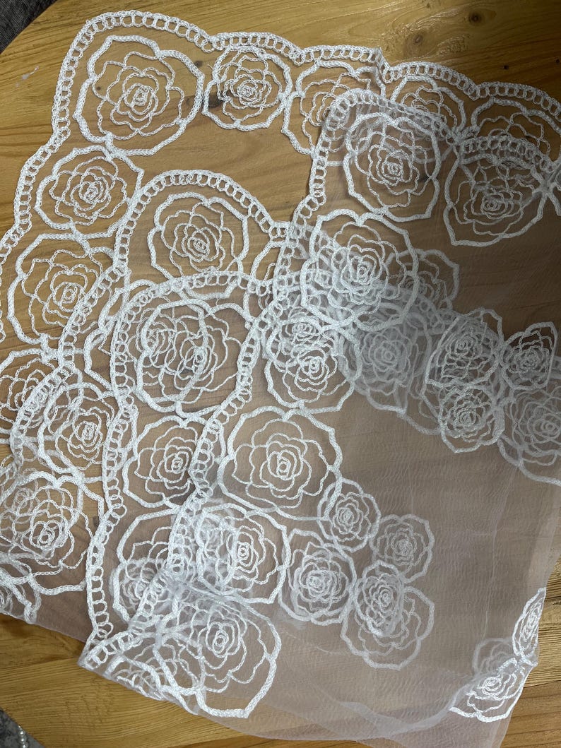Bridal Lace Headscarf - White Lace Bandana for Bride, Wedding Hair ...
