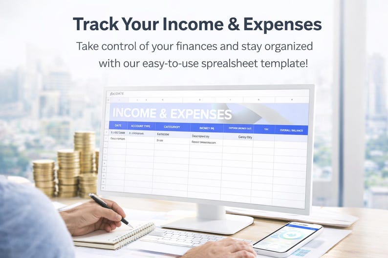 Budget Expense Tracker Printables | EDITABLE Budget Spreadsheet ...