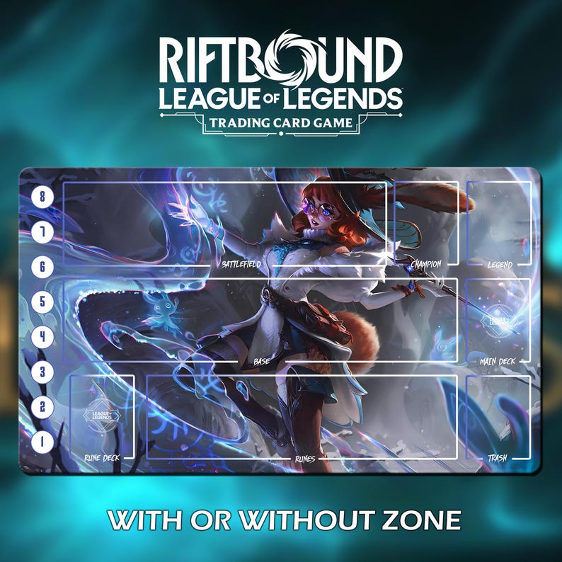 Playmat RIFTBOUND League of Legends - Aurora - 24"x 14" (600 X 350 Mm ...