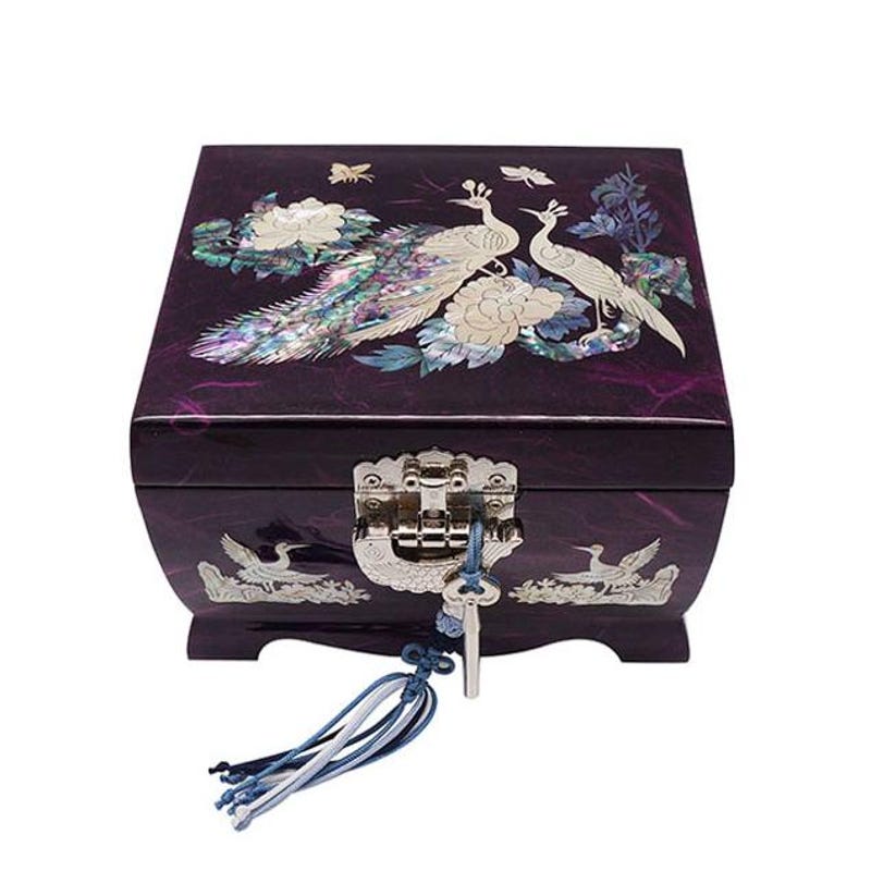 Custom Wood Peacock Box - Etsy