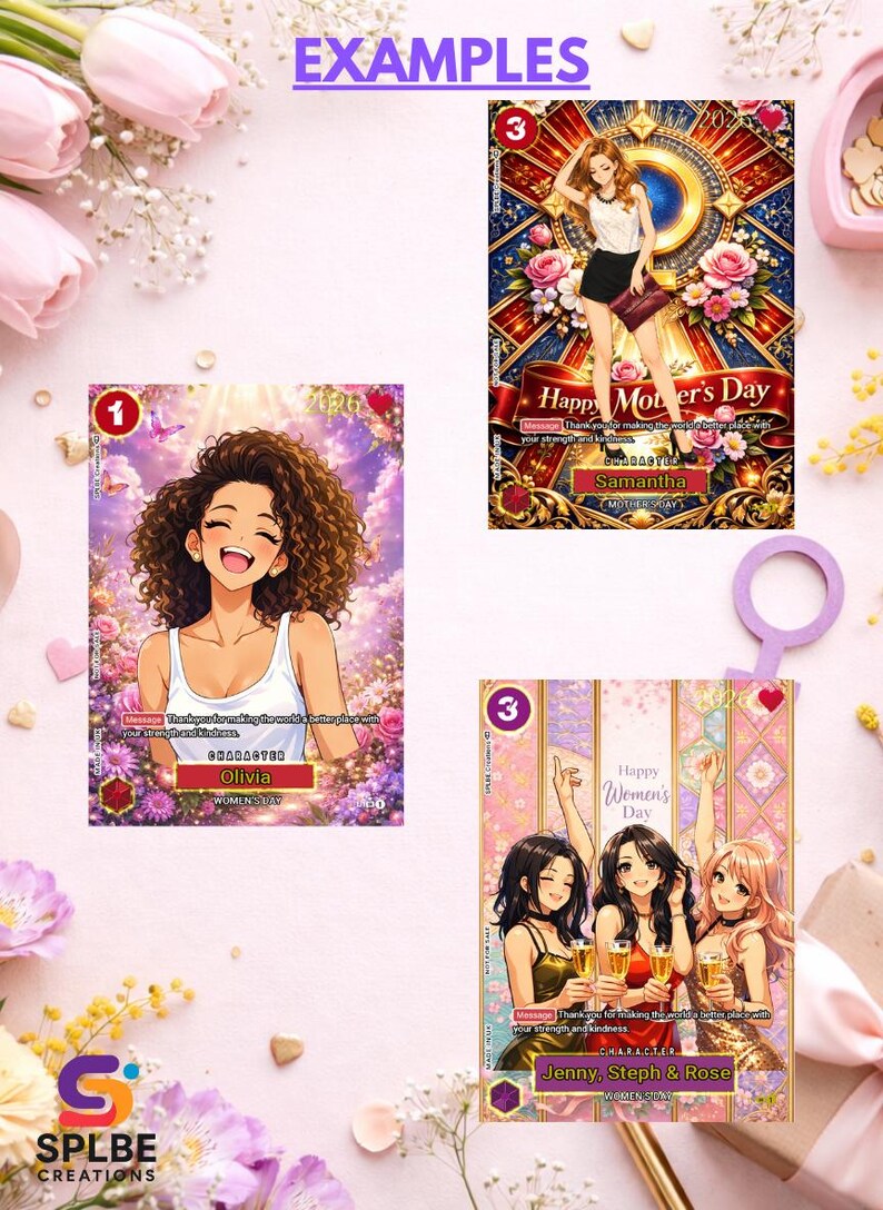 Personalized One Piece TCG Card for Her – Women’s Day Keepsake - Etsy