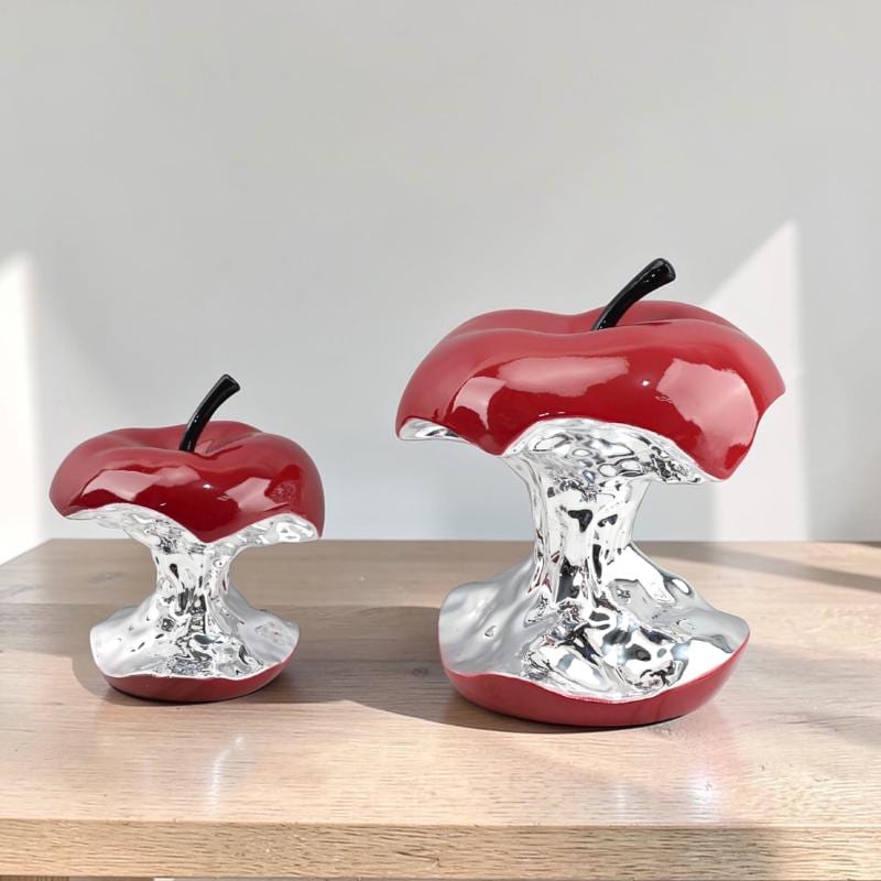 Red Apple Sculpture - Etsy UK