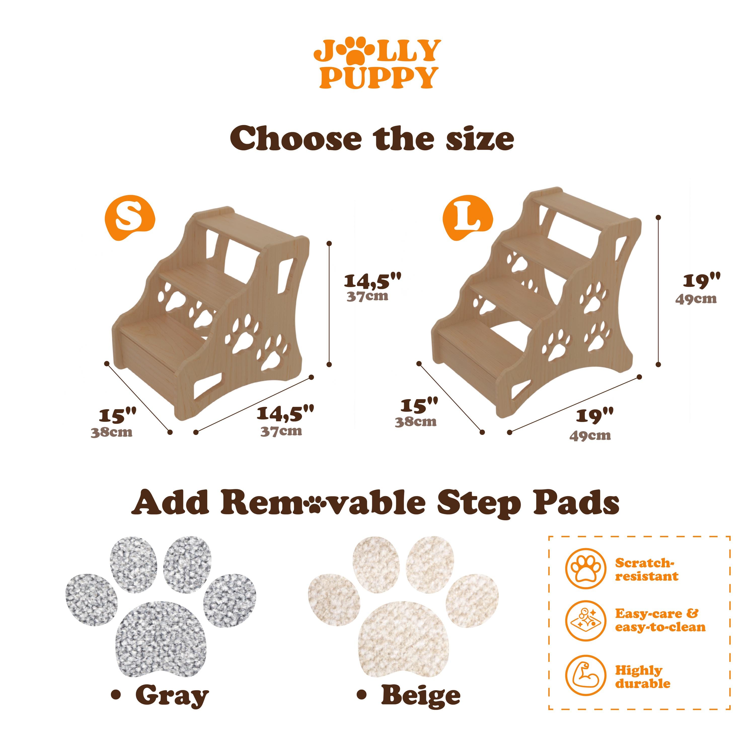 Bed Stairs for Pets. Dog Steps Personalized. Wooden Furniture for Pets ...