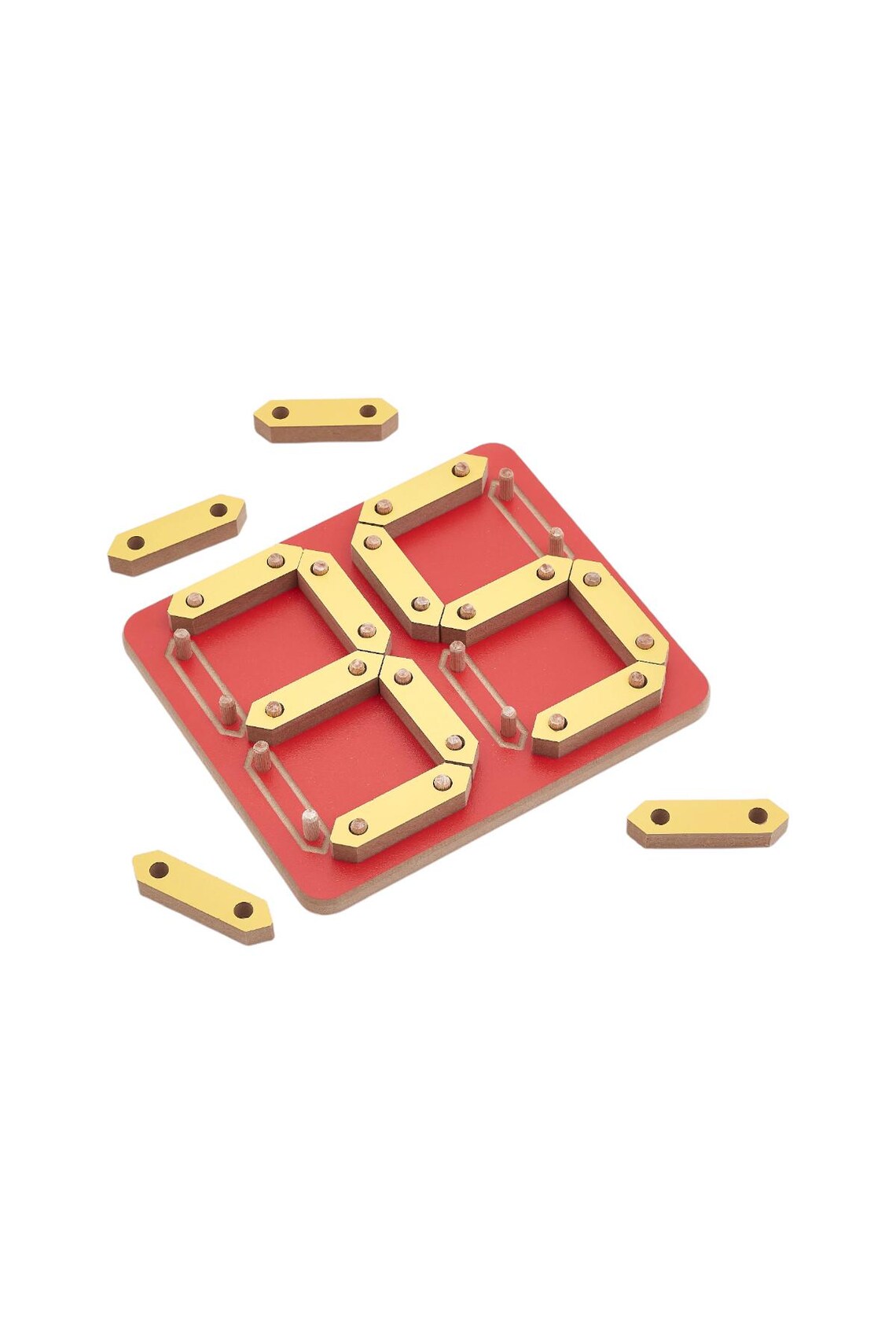 Montessori Wooden Number Puzzle, Educational Math Toy for Kids, Logic ...