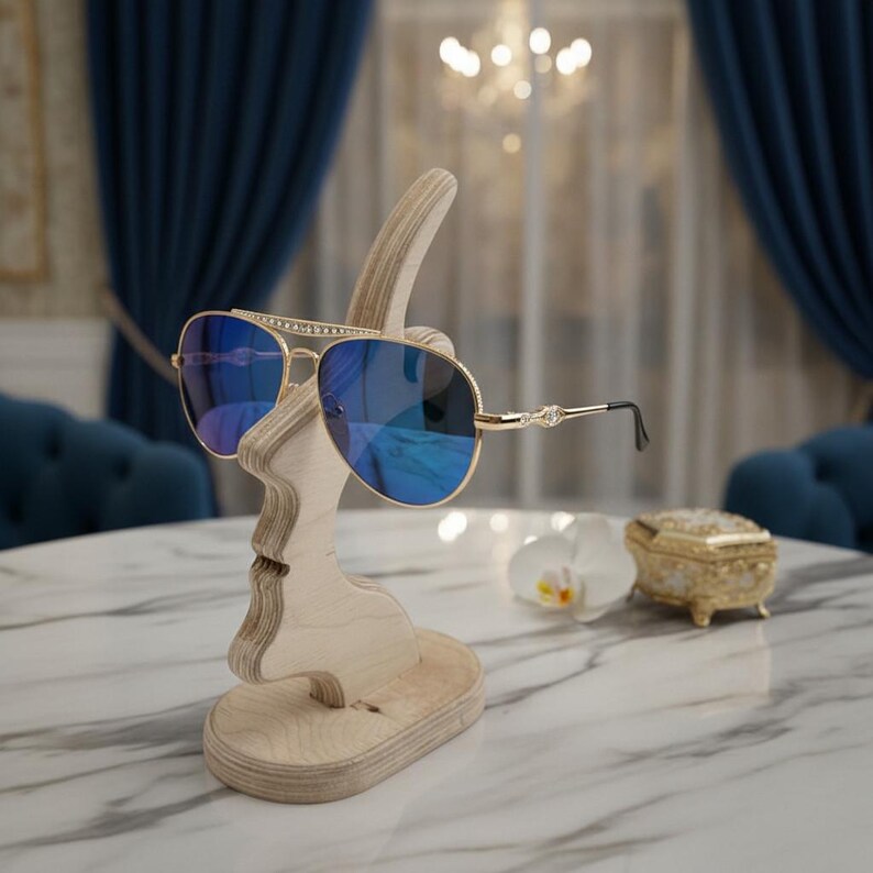 Porte-lunettes en bois, porte-lunettes fait main et organiseur - Etsy ...