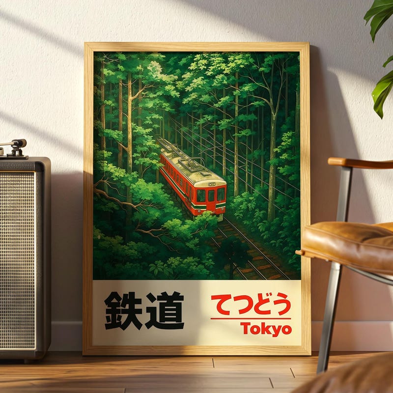 3 Poster Japan Forest - Etsy