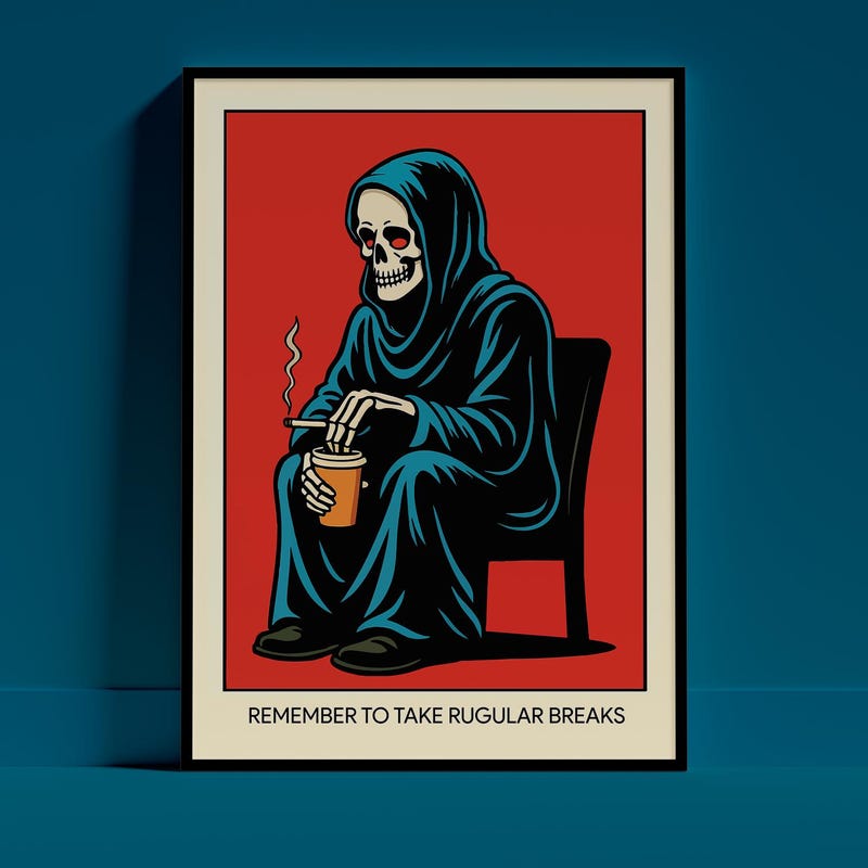 Funny Break Room Wall Art - Etsy