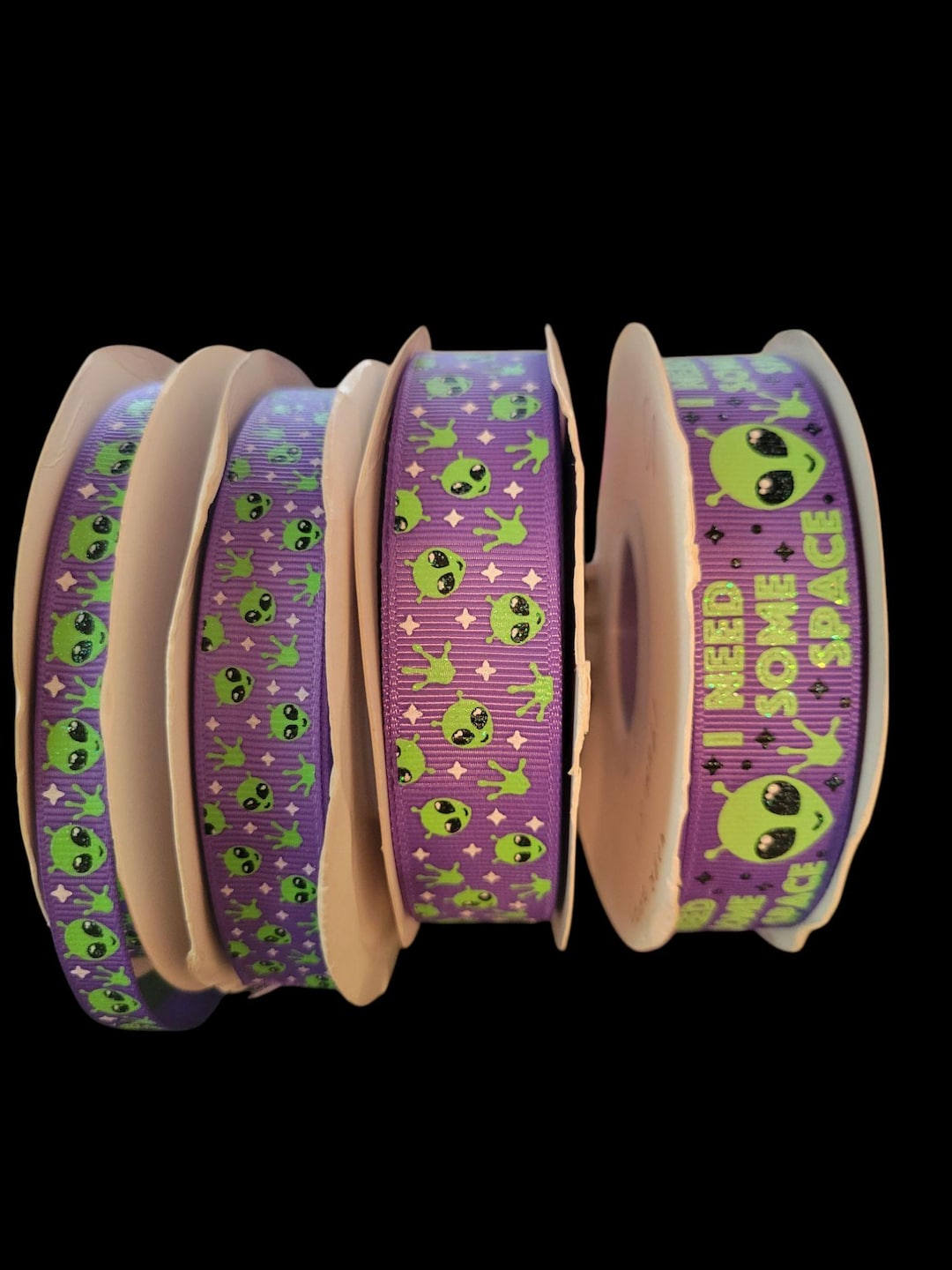 USDR Lightly Glittered Alien Ribbon - Etsy
