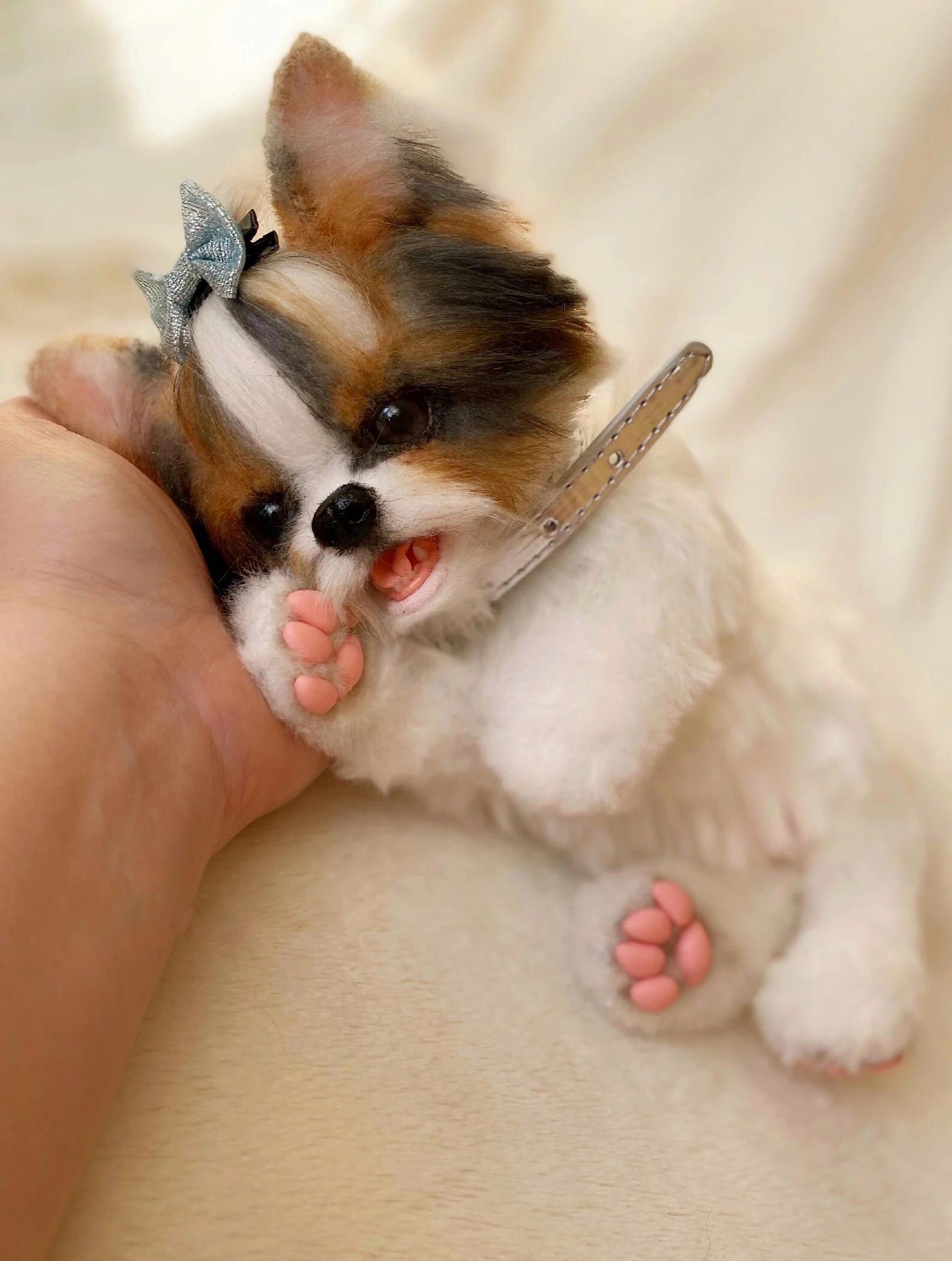 Soft Realistic Toy Biewer York - Etsy