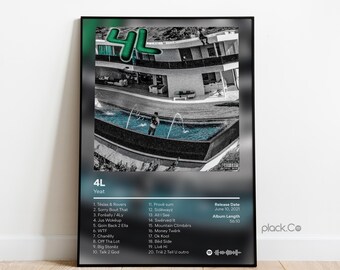 Yeat - Afterlyfe - Custom Album Print - Hip Hop Canvas - Custom Album ...