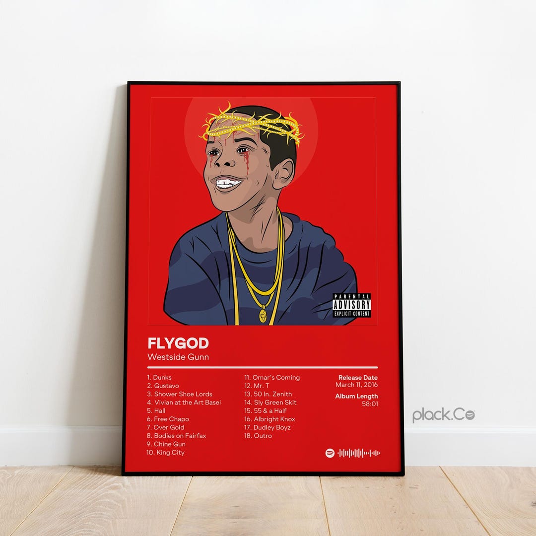 Westside Gunn - Flygod - Custom Album Print - Hip Hop Wall Art ...