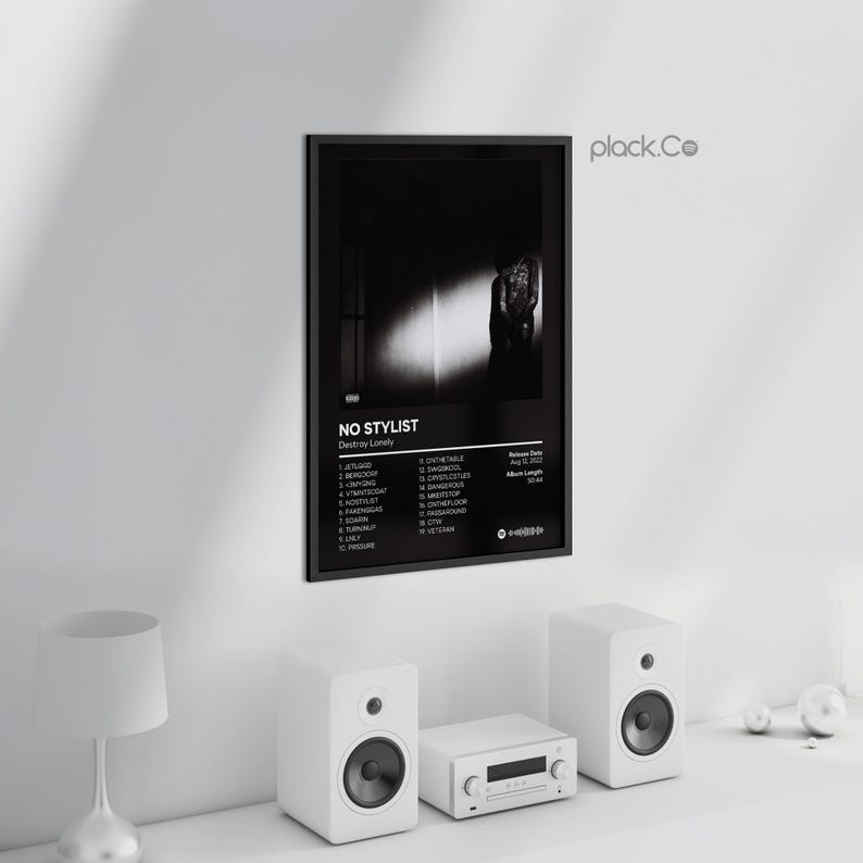 Destroy Lonely - No Stylist - Custom Album Print - Hip Hop Album Poster ...