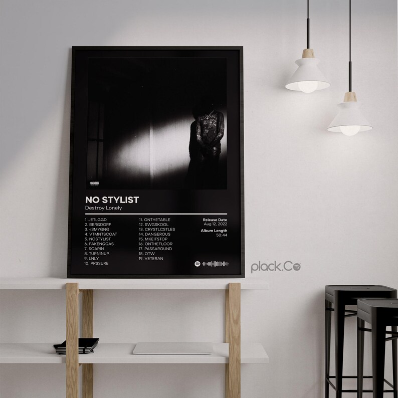 Destroy Lonely - No Stylist - Custom Album Print - Hip Hop Album Poster ...