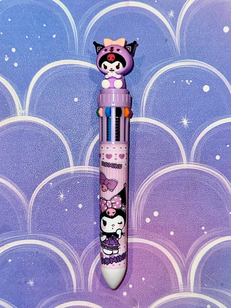 Cute Sanrio Multi Color Pens - Etsy