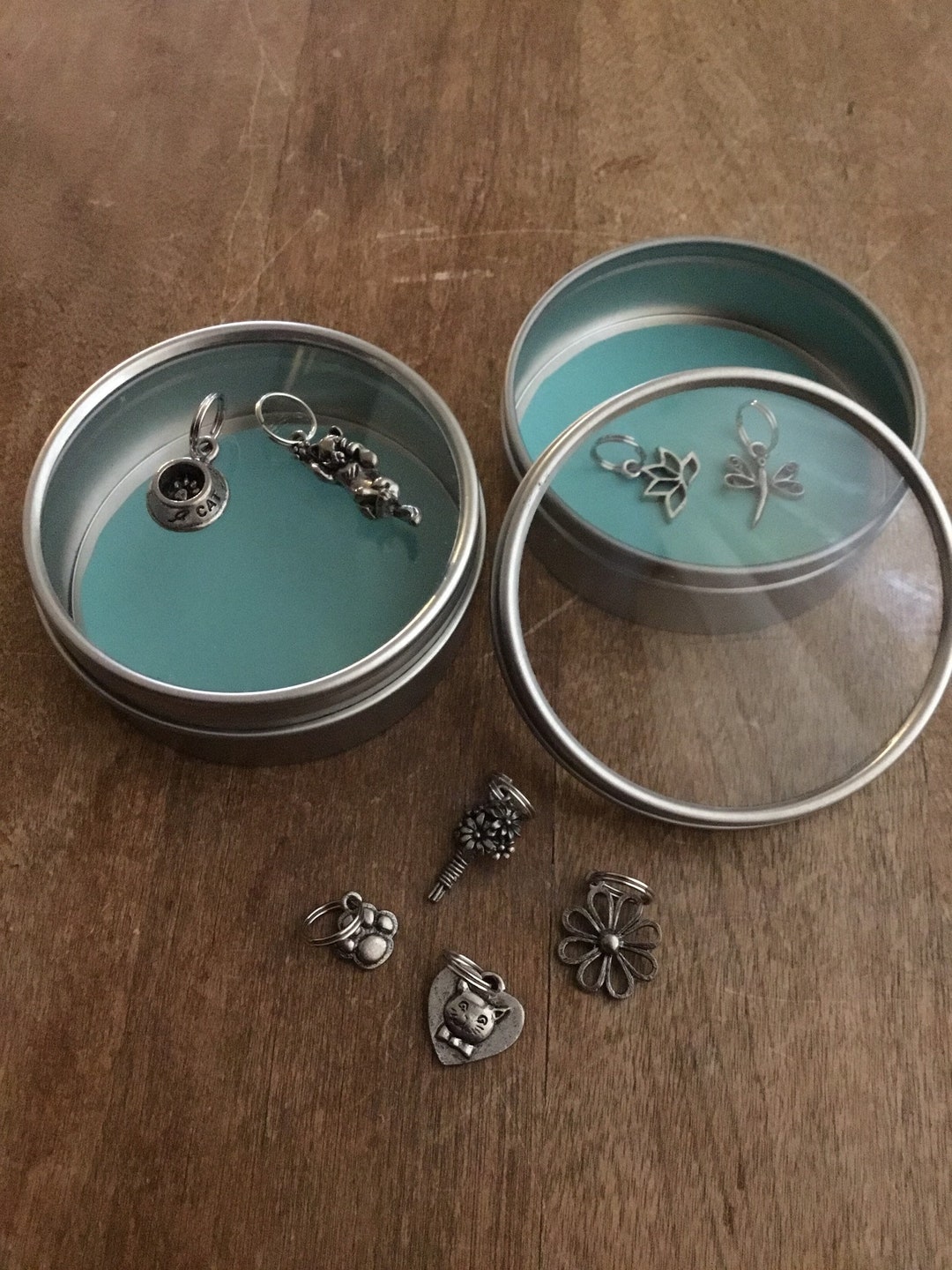 Pewter Stitch Markers - Etsy