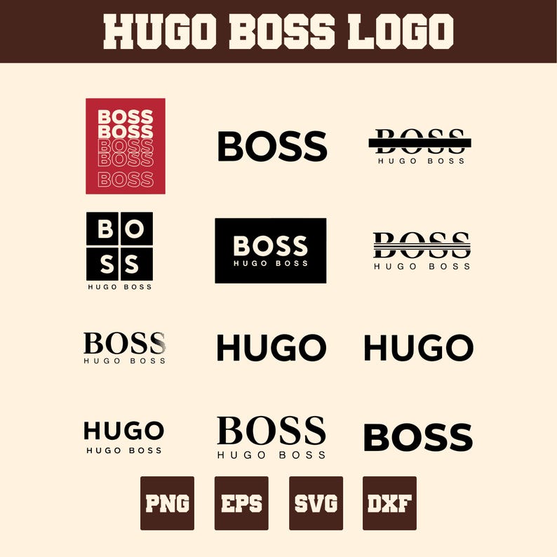 Hugo Boss Logo Svg Luxury Fashion Brand Logo Bundle Boss Hugo Boss Svg ...