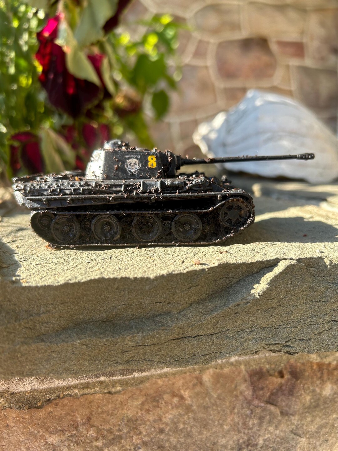 Motörhead Inspired WW2 German Panther Tank 1/72 Painted and Weathered ...
