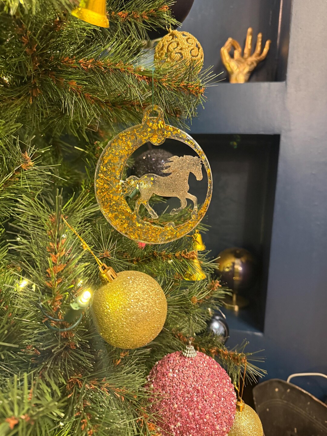 Horse Memorial Bauble Made With Hair or Ashes. the Perfect Keepsake for ...