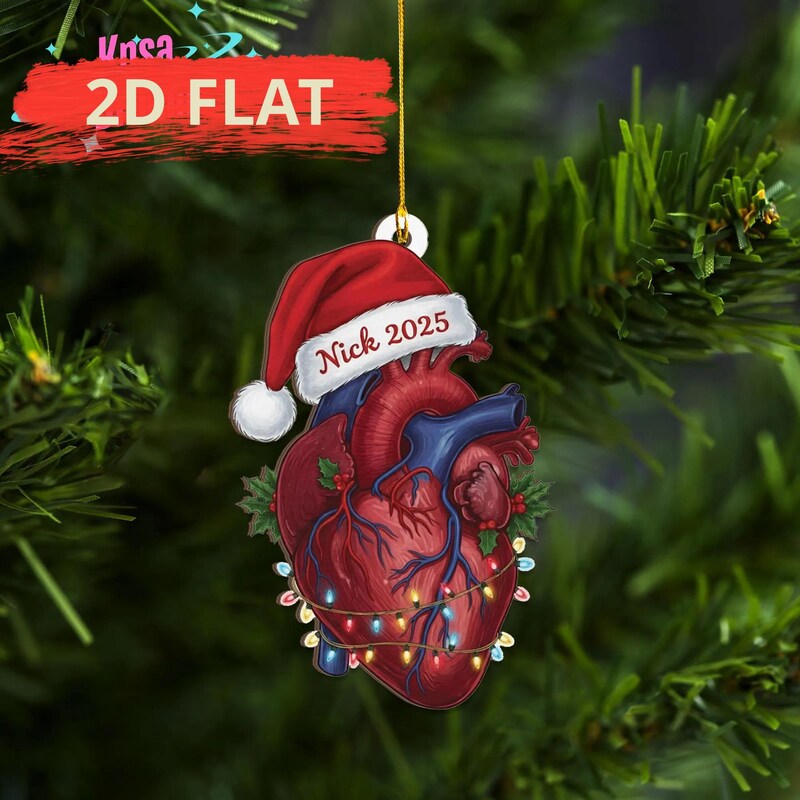 Christmas Heart Anatomy - Etsy