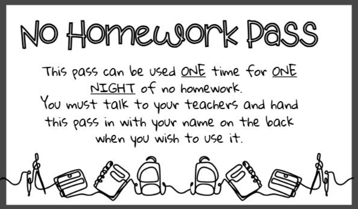 Classroom Reward Passes: Editable Student Motivation (digital Download ...