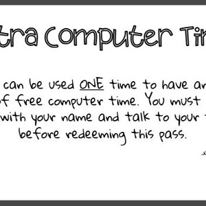 Classroom Reward Passes: Editable Student Motivation (digital Download ...