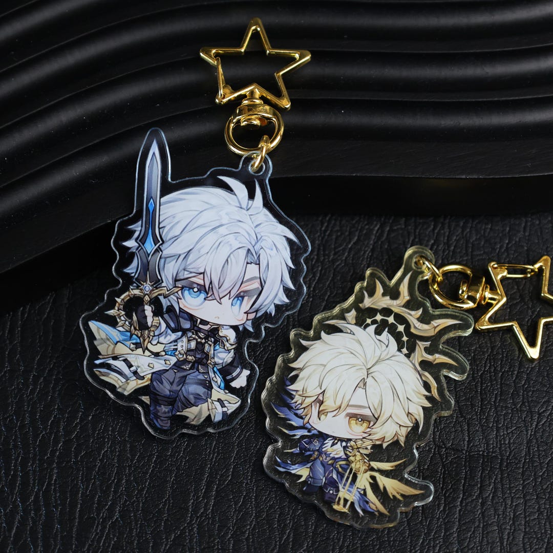 Honkai Star Rail Keychain, Phainon Chibi Acrylic Charm, Cosplay Gift - Etsy