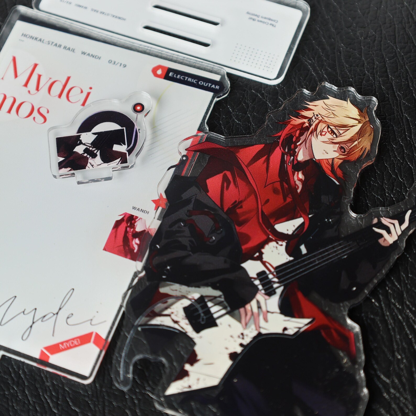 Honkai Star Rail Mydei Acrylic Standee - Electric Guitar Player Figure ...