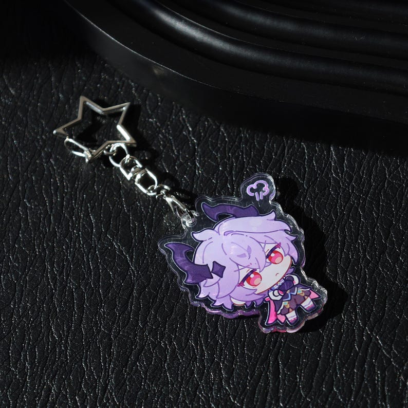 Genshin Impact Durin Acrylic Keychain – Chibi Anime Charm With Star ...