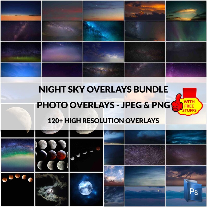 Night Sky Overlays, Starry Sky Png, Galaxy Night Background, Milky Way ...