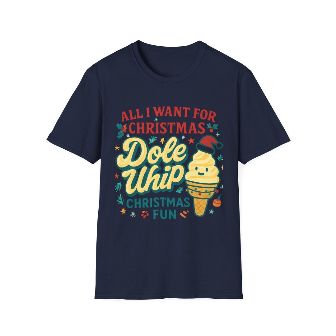 Dole Whip Christmas T-shirt | Tropical Holiday Pineapple Soft Serve - Etsy
