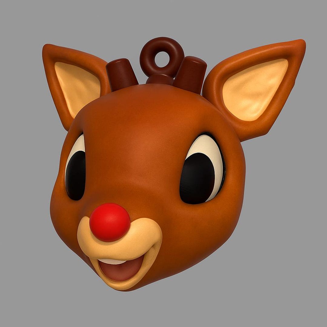 Hand Painted 1964 Movie Accurate Rudolph the Red Nosed Reindeer ...