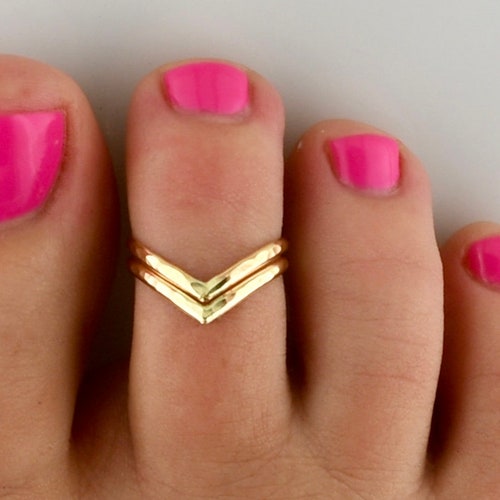 Toe Rings Midi Rings Minimalist Ring Simple Ring - Etsy