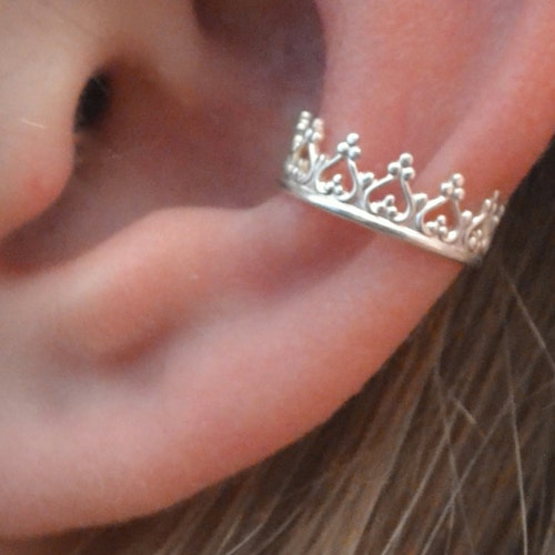 Crown Ear Cuff Ear Wraps Ear Cuffs Non Pierced Conch - Etsy
