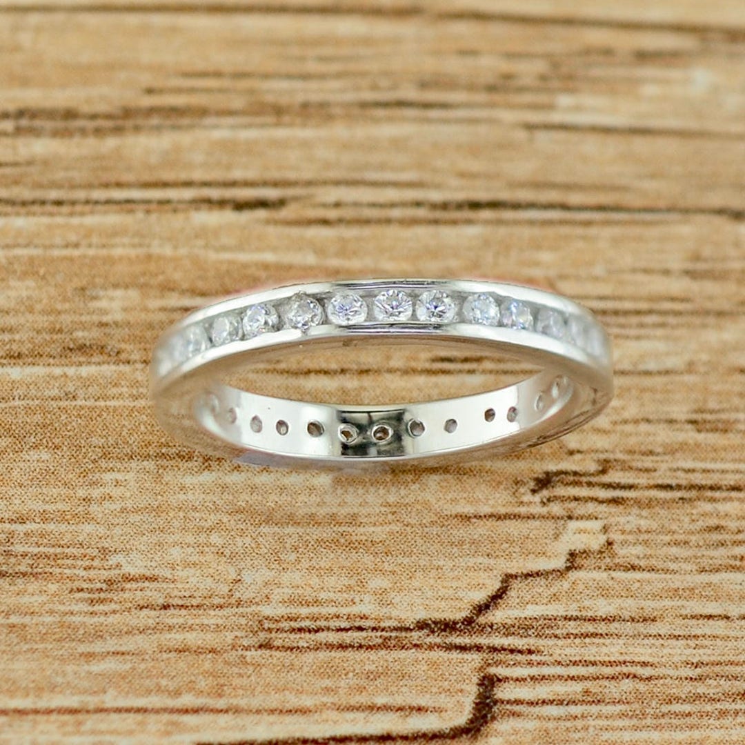 CZ Eternity Toe Ring Toe Rings Diamond Toe Rings Midi - Etsy