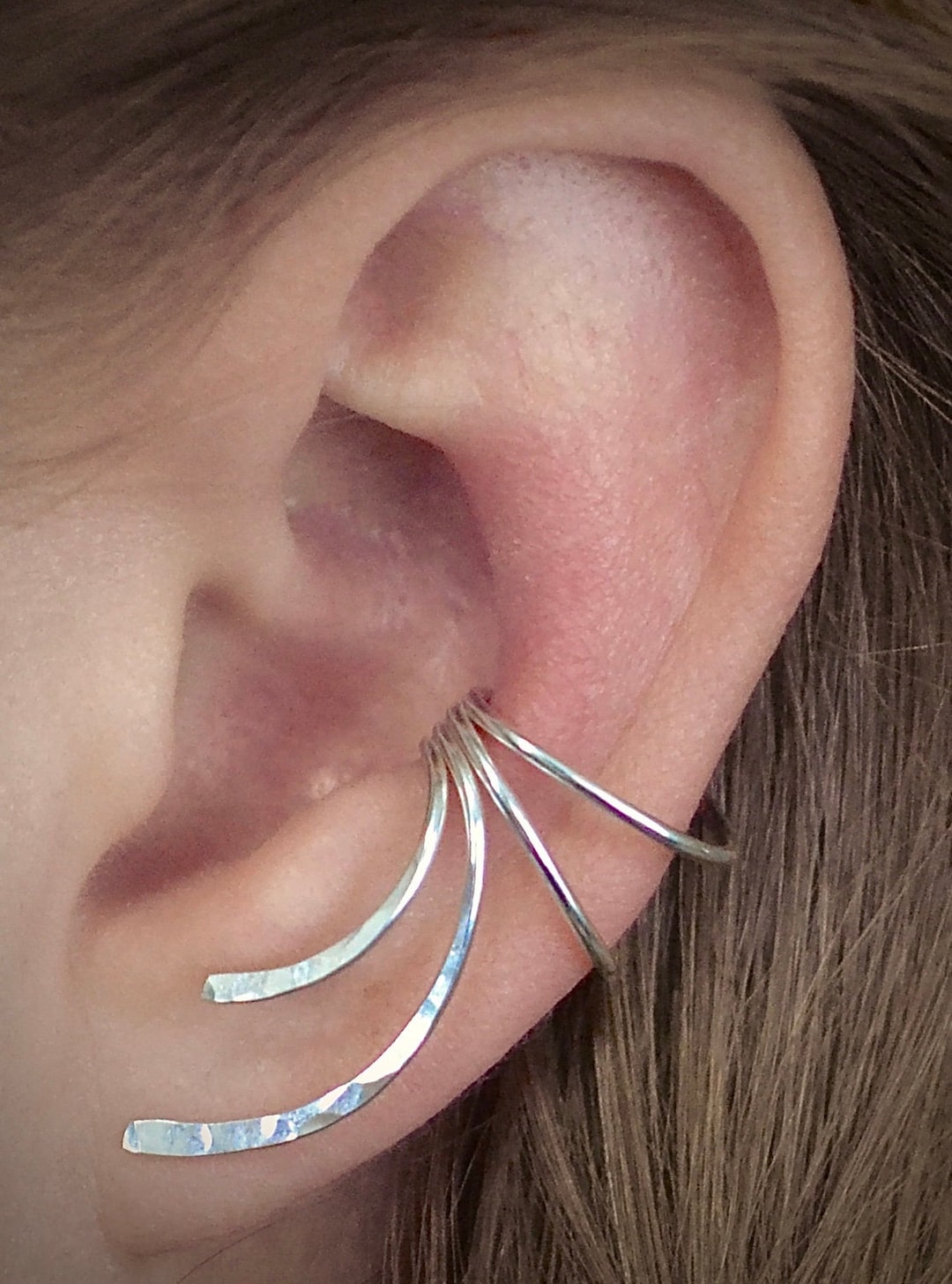 Curve Ear Cuff: Sterling Silver or Gold Filledear Wrap - Etsy