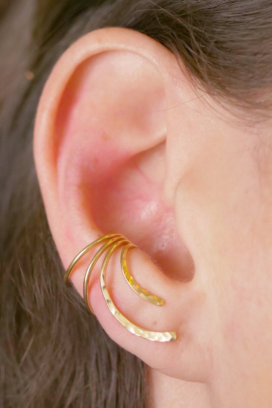 Curve • Ear Wrap • Ear Cuff • Ear Crawlers • Ear Crawler • Silver Ear ...